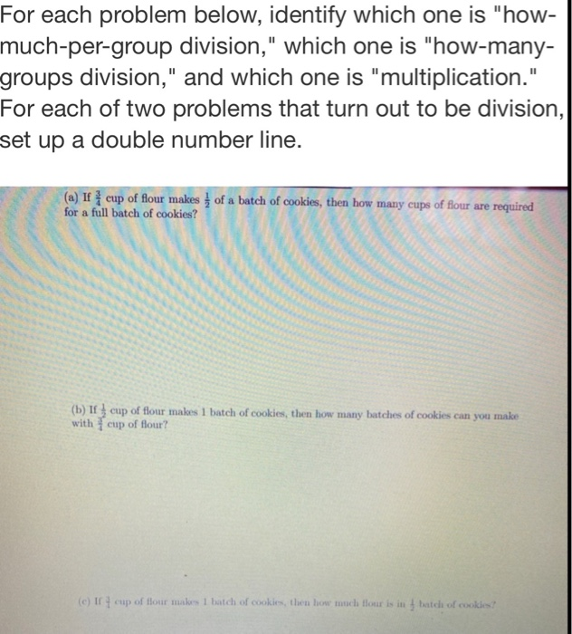Solved For each problem below, identify which one is "how- | Chegg.com