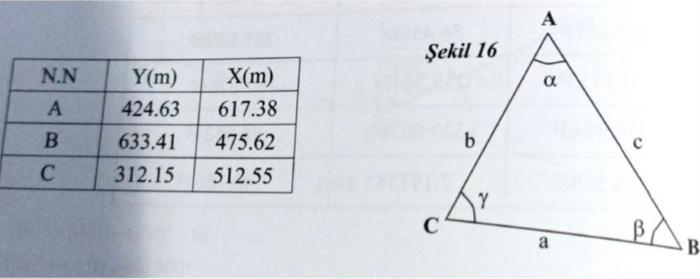 Solved Calculate in detail the interior angles of triangle | Chegg.com