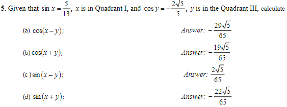 Solved Trigonometry Help - ﻿i need a detailed explanation | Chegg.com