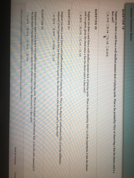 Solved Question Completion Status: QUESTION 19 Suppose you | Chegg.com