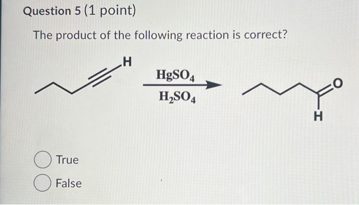 Solved The product of the following reaction is correct? | Chegg.com