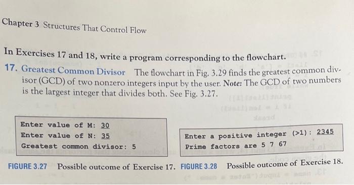 Chapter 3 Structures That Control Flow In Exercises | Chegg.com