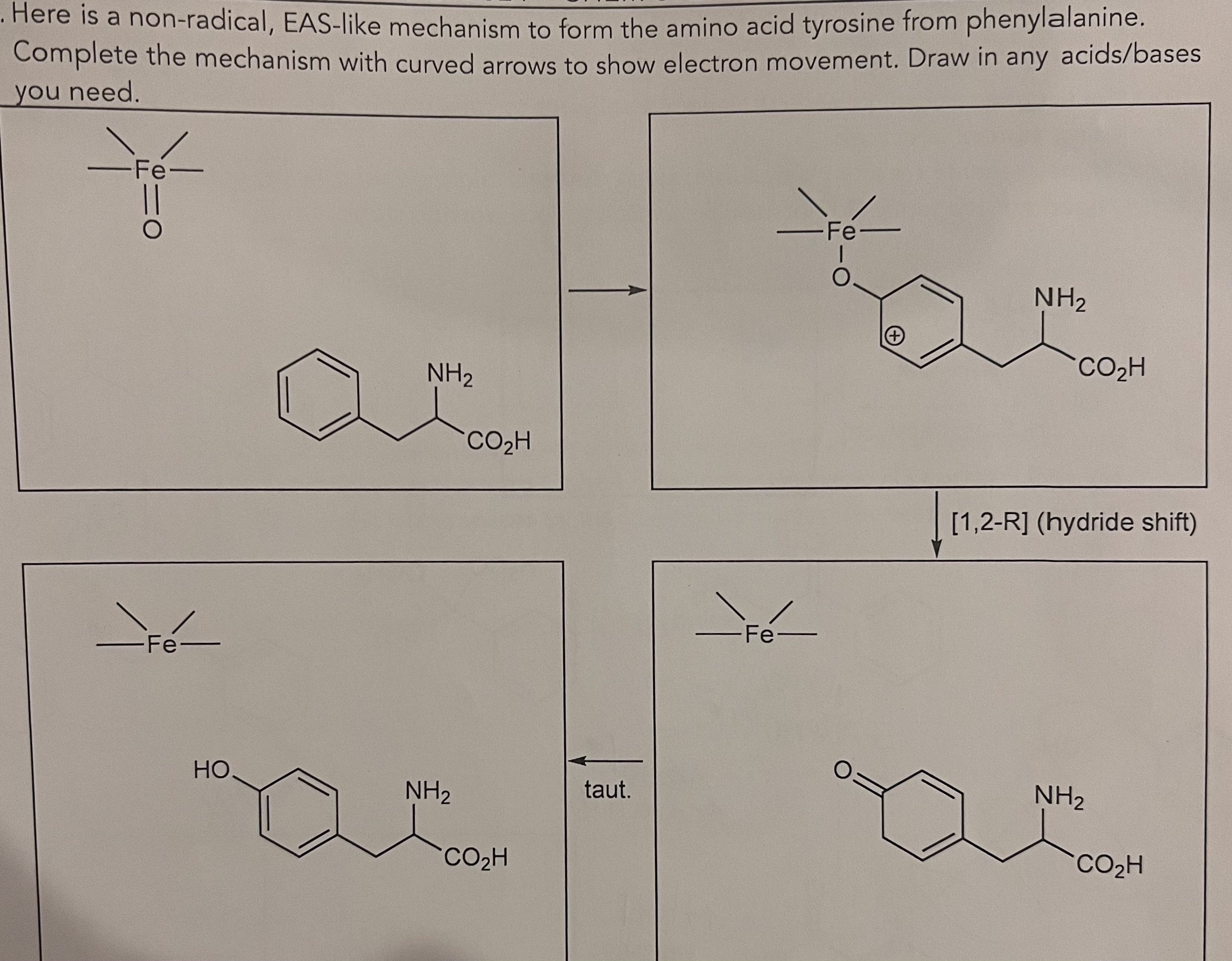 Solved Here is a non-radical, EAS-like mechanism to form the | Chegg.com