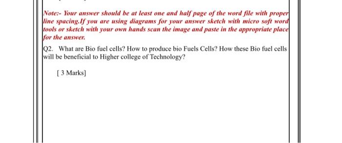 [Solved]: Note:- Your answer should be at least one and hal