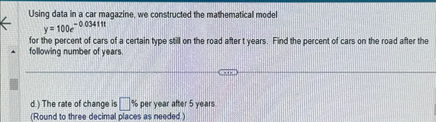 Solved Using data in a car magazine, we constructed the | Chegg.com