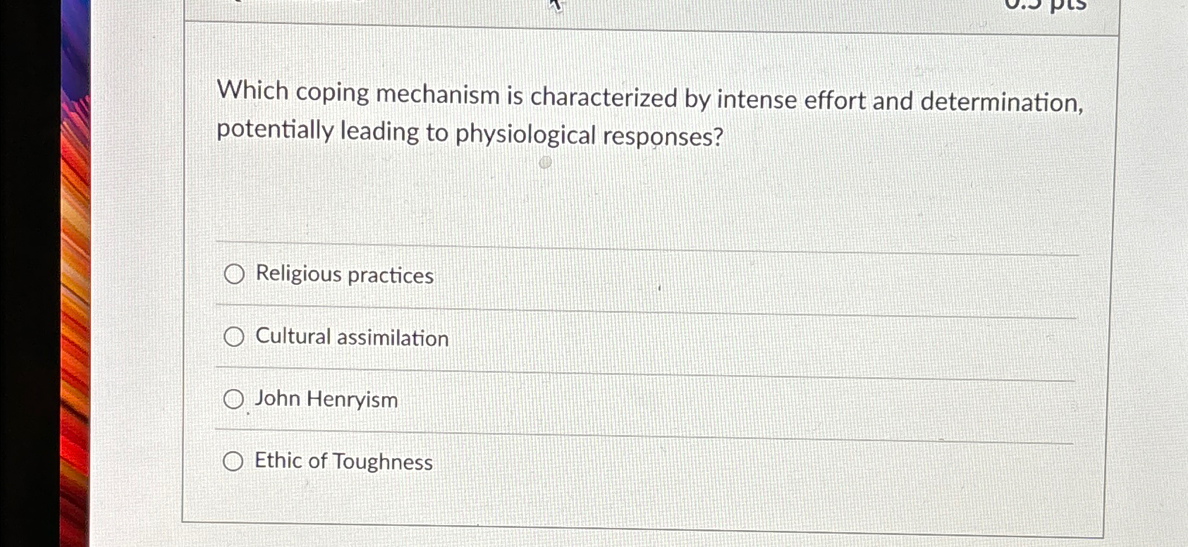 Solved Which coping mechanism is characterized by intense | Chegg.com