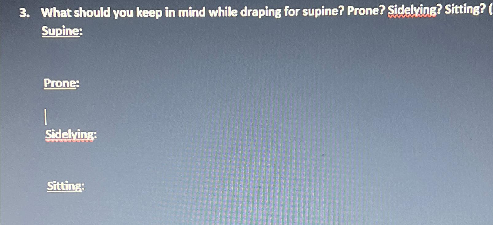 Solved What should you keep in mind while draping for | Chegg.com