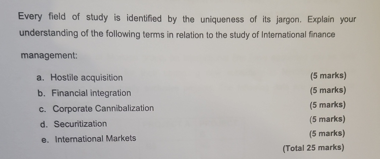 Solved Every field of study is identified by the uniqueness | Chegg.com