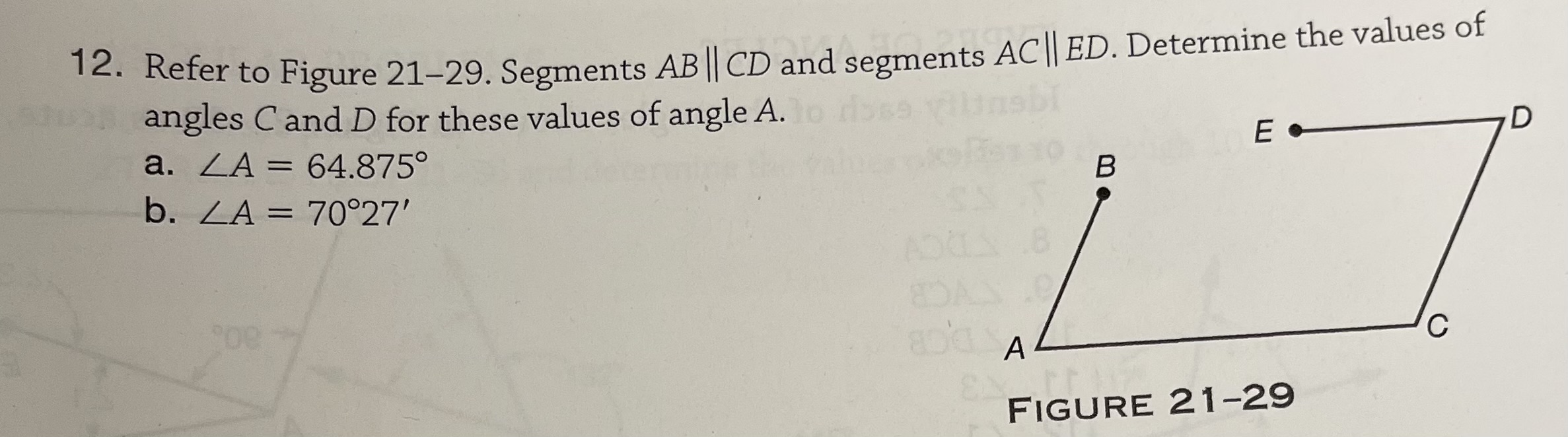 Solved Refer To Figure 21 29 ﻿segments Ab Cd ﻿and Segments