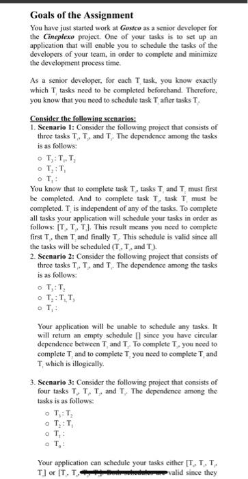 Solved Goals of the Assignment You have just started work at | Chegg.com