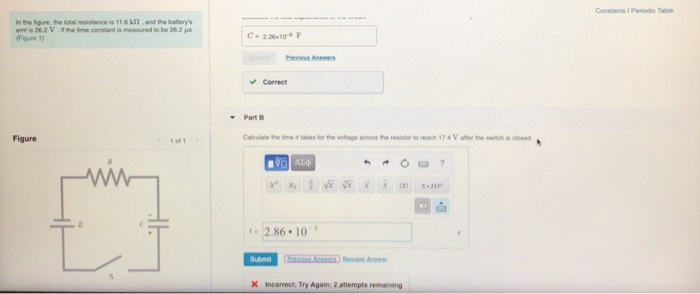 Solved Constants Periodic Table In the figure, the total | Chegg.com