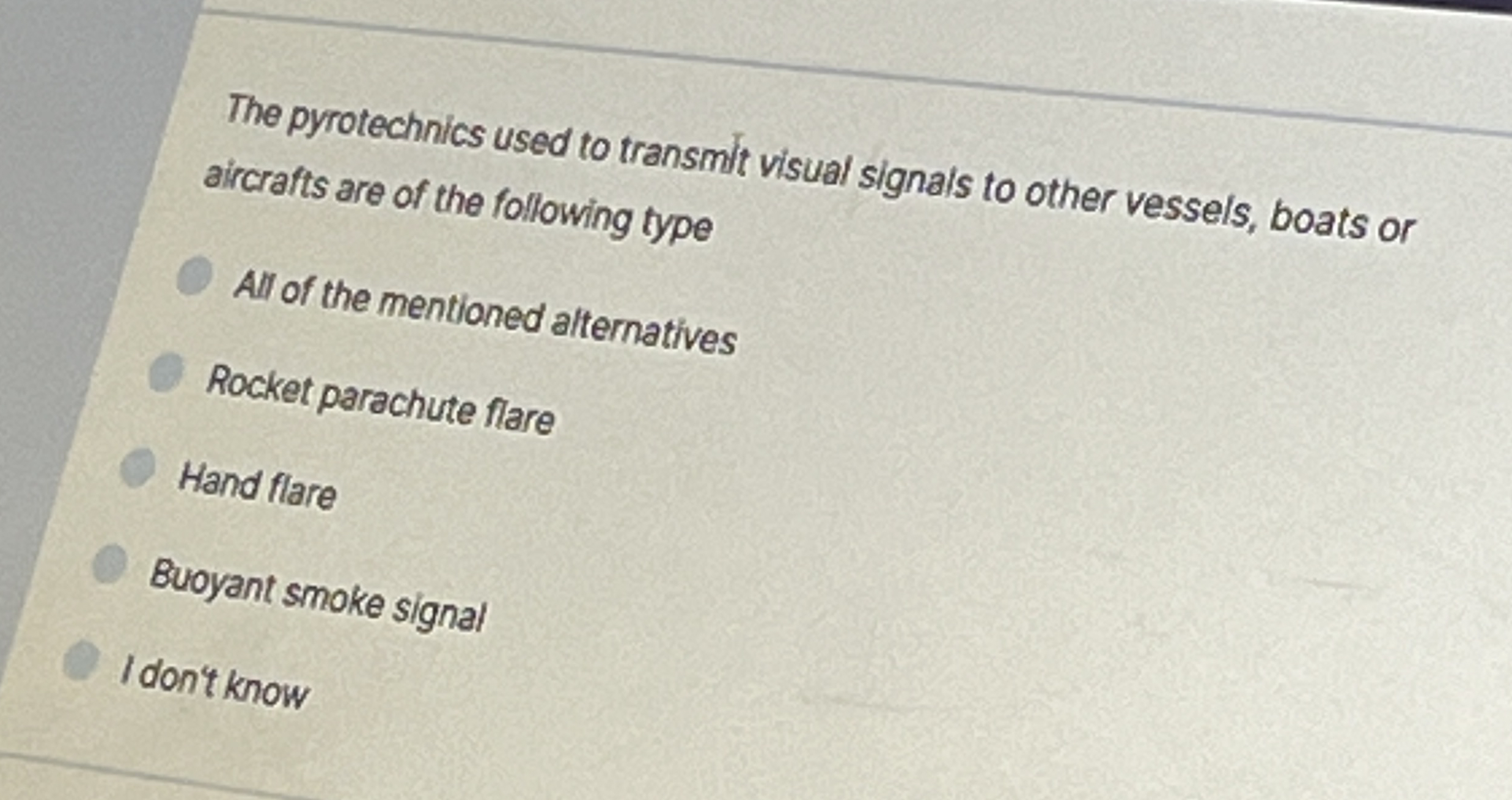Solved The pyrotechnics used to transmit visual signals to | Chegg.com