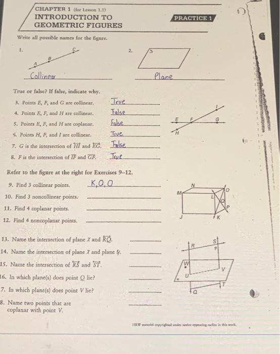 Solved CHAPTER 1 (for Lewon 1.1) INTRODUCTION TO GEOMETRIC | Chegg.com