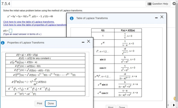 Solved Use the given tables to determine the appropriate | Chegg.com
