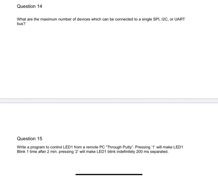 Question 14 What are the maximum number of devices | Chegg.com