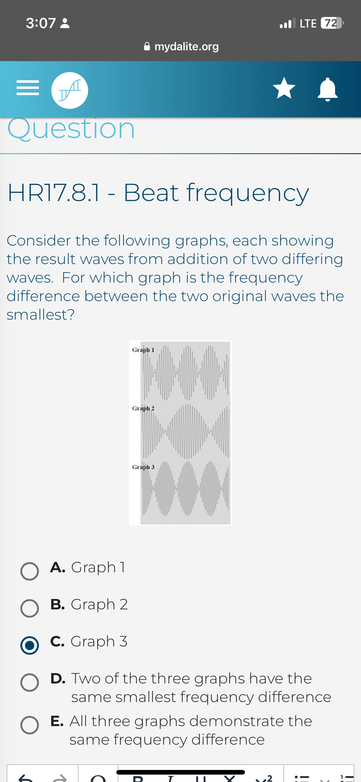 Solved 3:078.1l LTE 72mydalite.org三 ﻿IIIQuestionHR17.8.1 - | Chegg.com