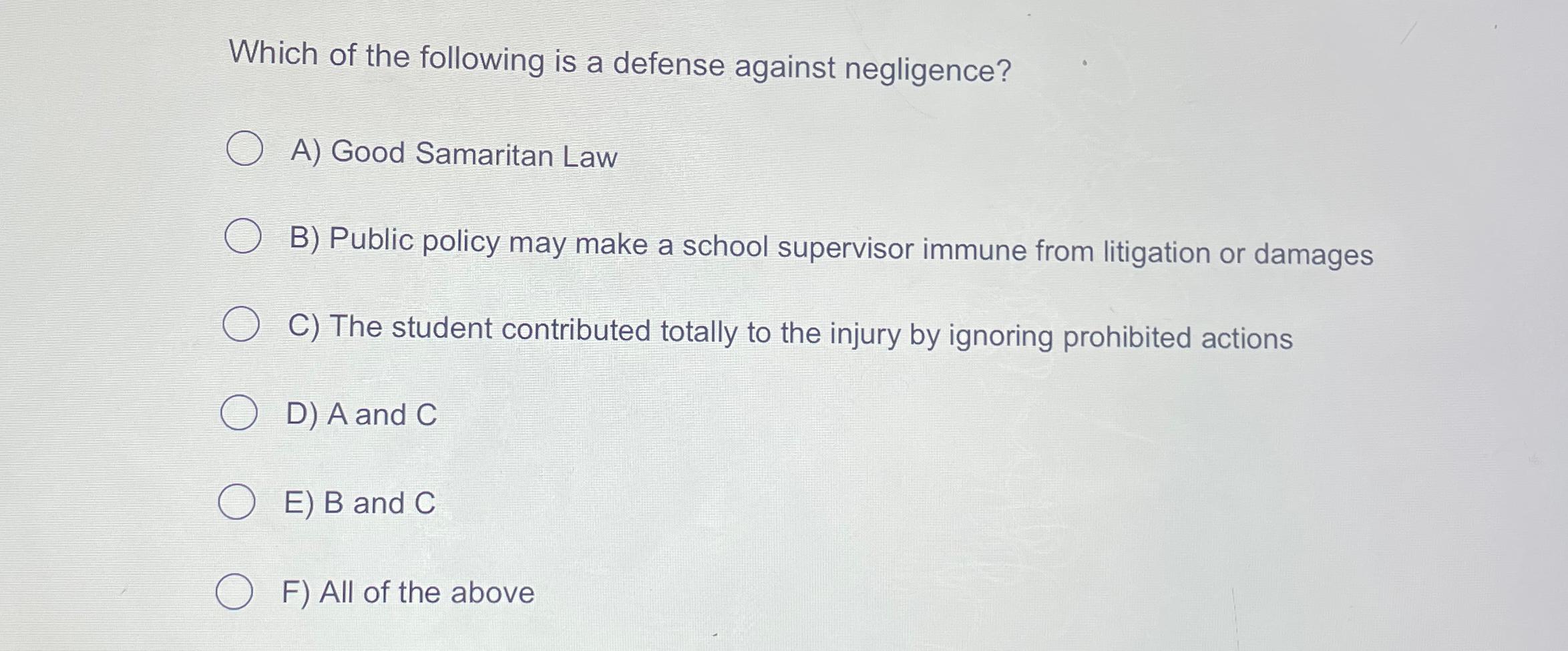 Solved Which of the following is a defense against | Chegg.com