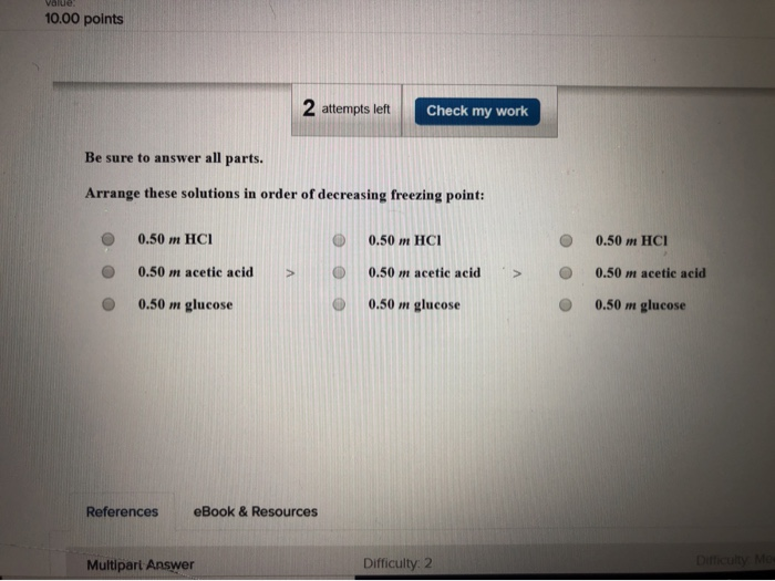 Solved value 10.00 points 2 attempts left Check my work Be | Chegg.com