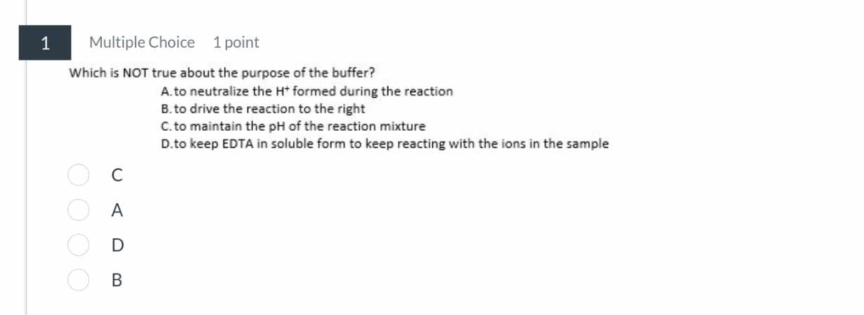 Solved 1 ﻿Multiple Choice 1 ﻿pointWhich is NOT true about | Chegg.com