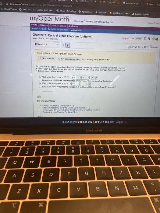 Solved myopenmath.com/uses cid=982288ad7065745 Cloud Photos | Chegg.com