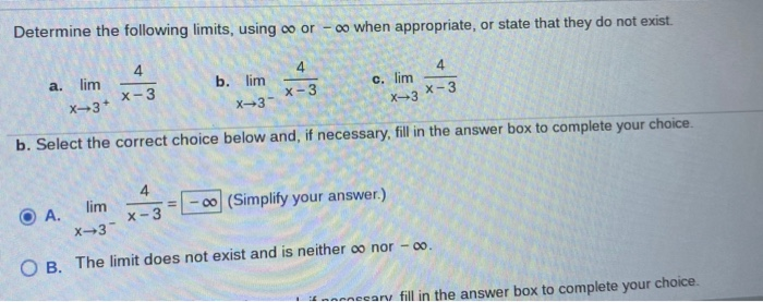 Solved Determine the following limits, using coor - when | Chegg.com