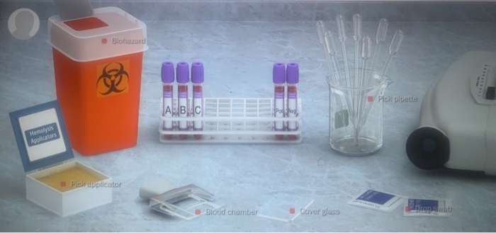 Blohazard Plek pipette ABAC Hemolysis Applicators | Chegg.com