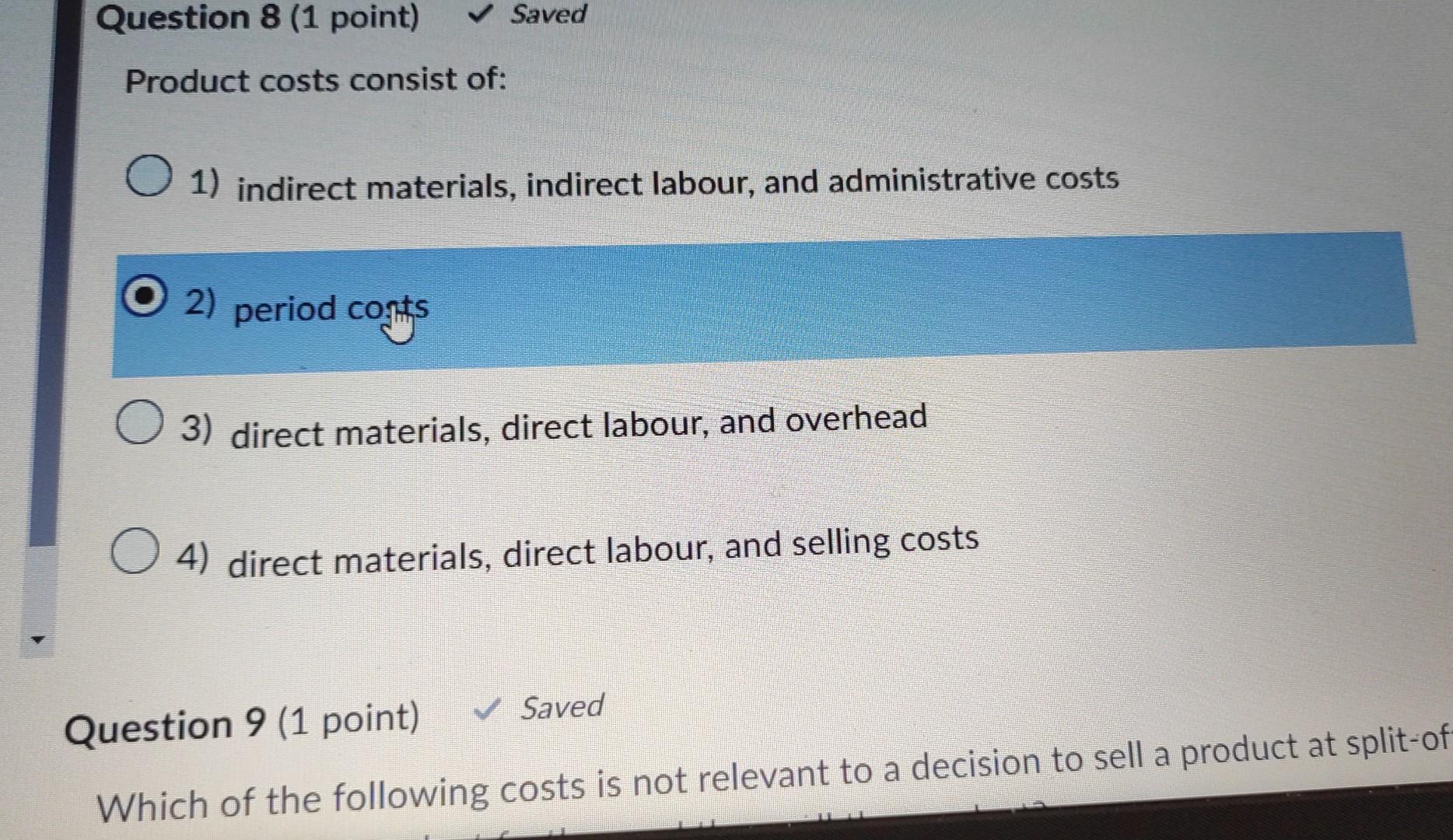 Solved Which of the following is a relevant objective within | Chegg.com
