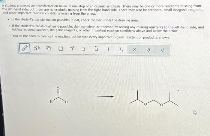 Solved A student proposes the transformation below in one | Chegg.com Solved A student proposes the transformation below in one | Chegg.com