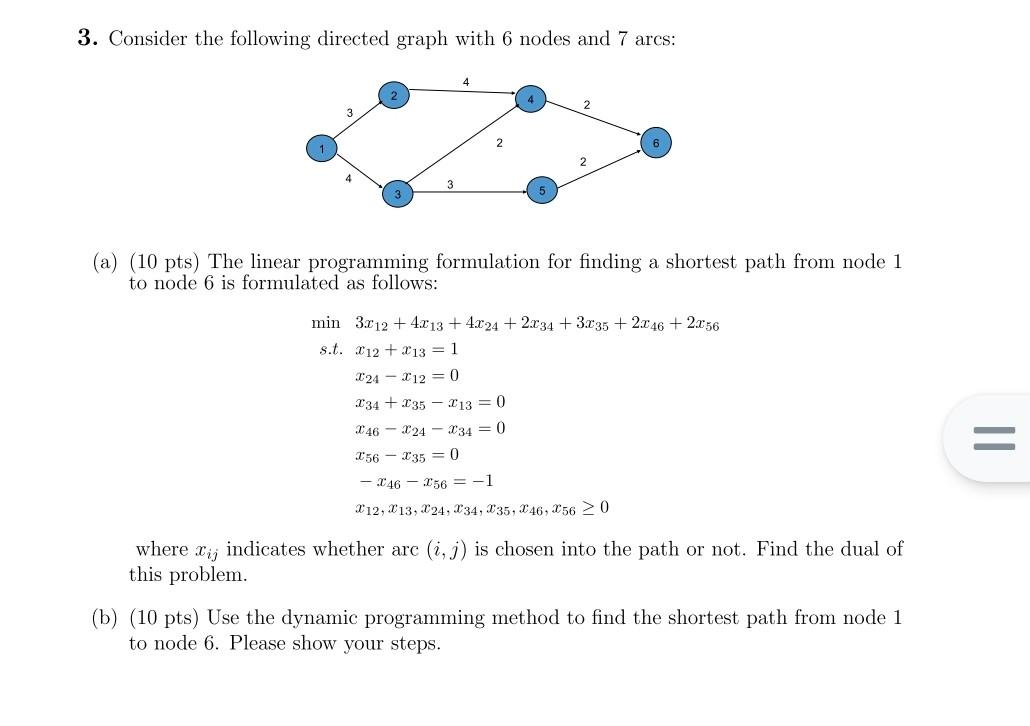 Solved 3. Consider the following directed graph with 6 nodes | Chegg.com