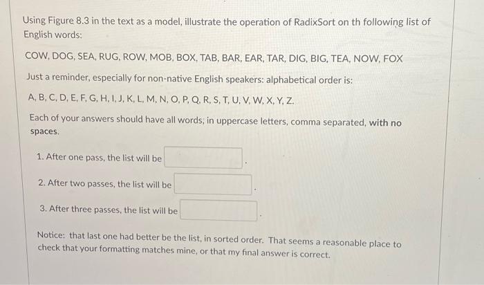 Solved Using Figure 8.3 in the text as a model, illustrate | Chegg.com
