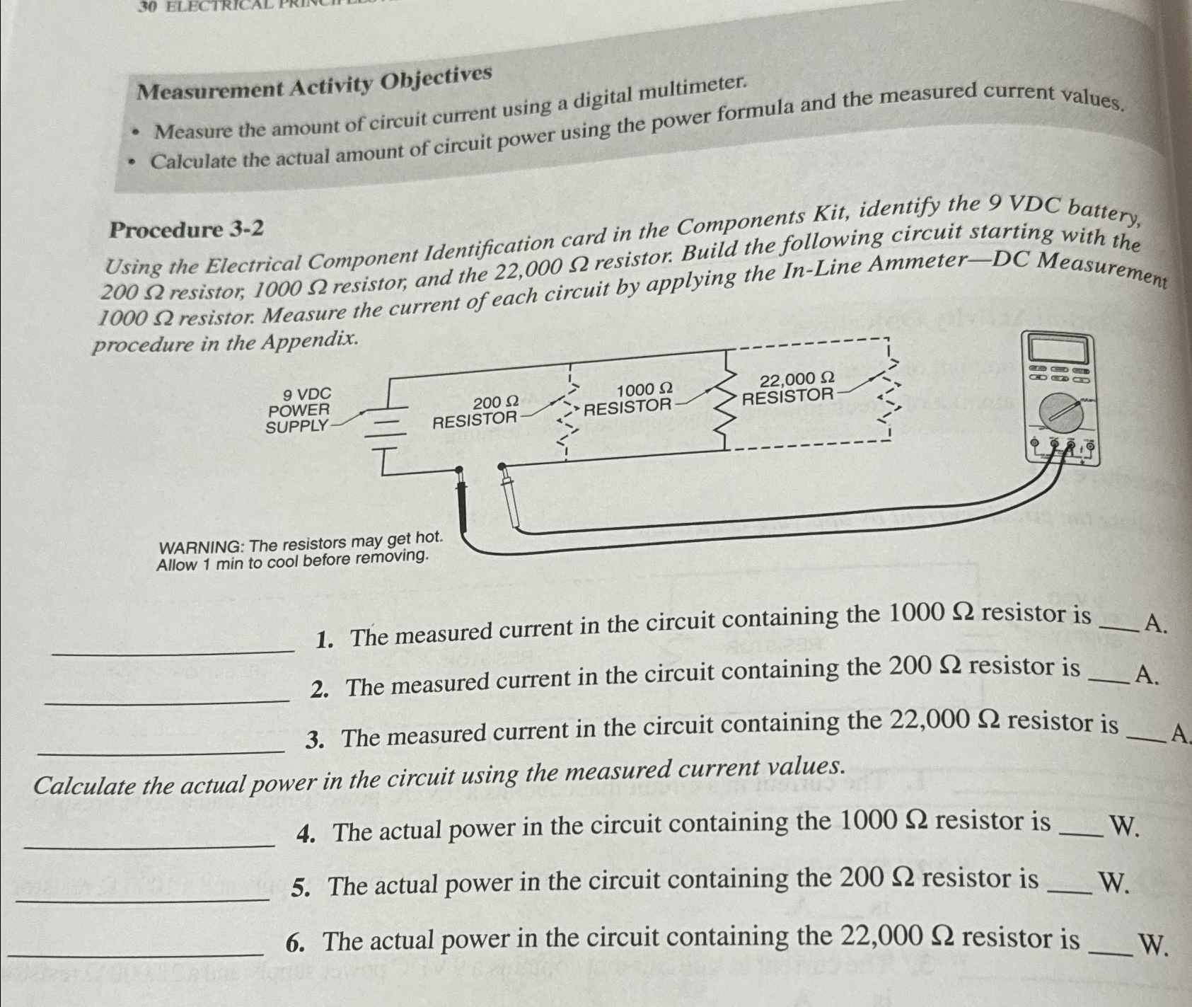 Solved Measurement Activity ObjectivesMeasure the amount of | Chegg.com