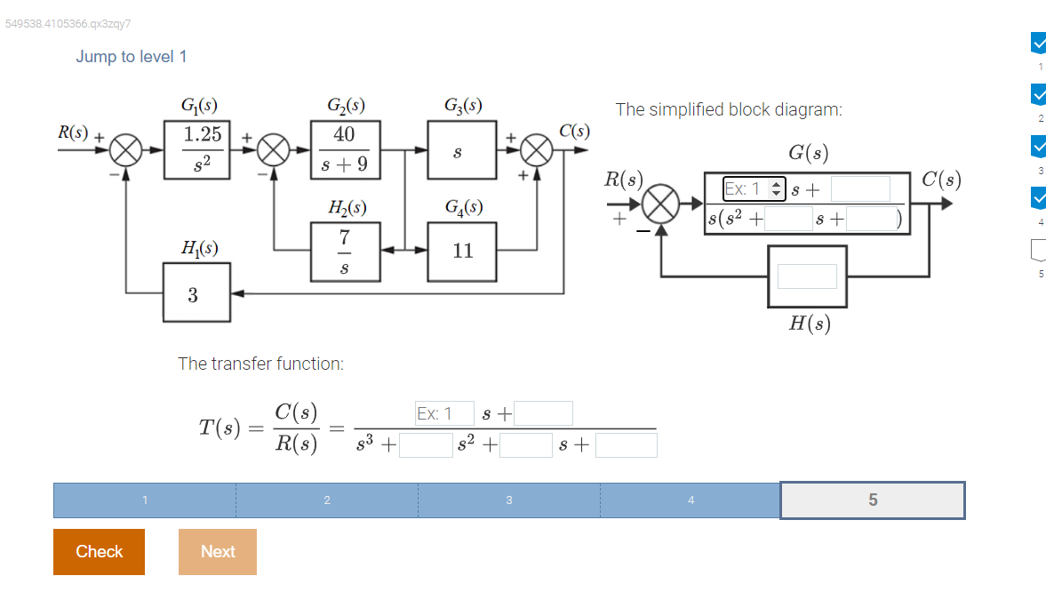 Solved Jump to level 1The simplified block diagram:The | Chegg.com