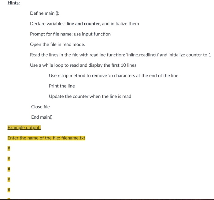 Solved 1. Write and read file a) write_num.py (30 points) | Chegg.com