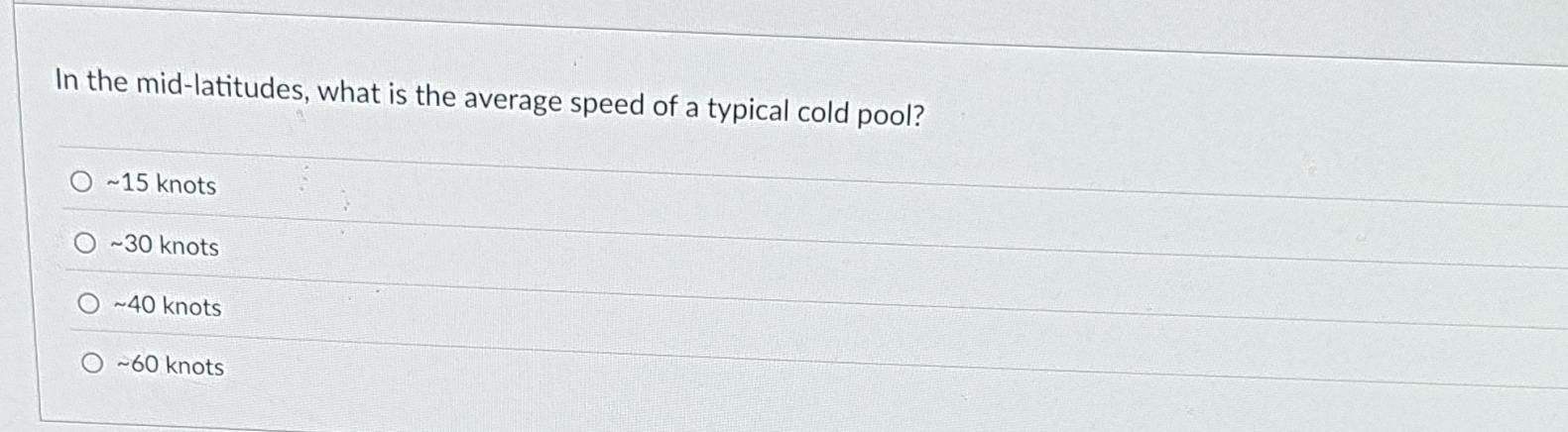 Solved In the mid-latitudes, what is the average speed of a | Chegg.com