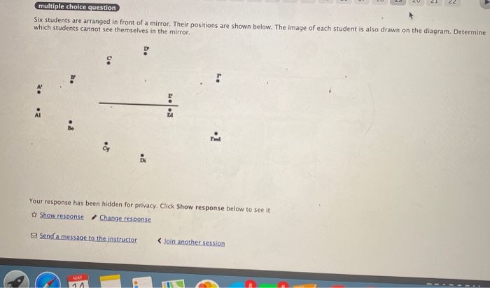 Solved multiple choice question Six students are arranged in | Chegg.com