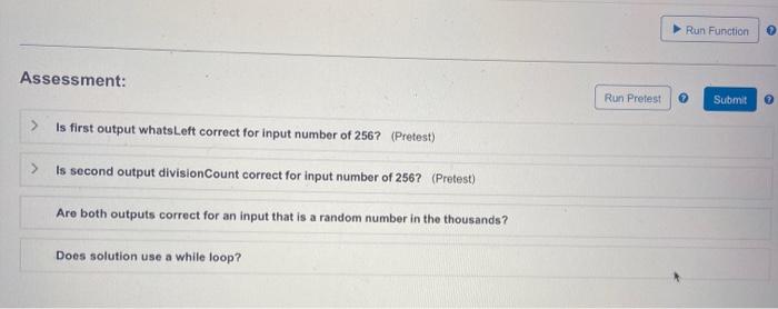 Solved Basic While Loop (divide random scalar by 7 until | Chegg.com