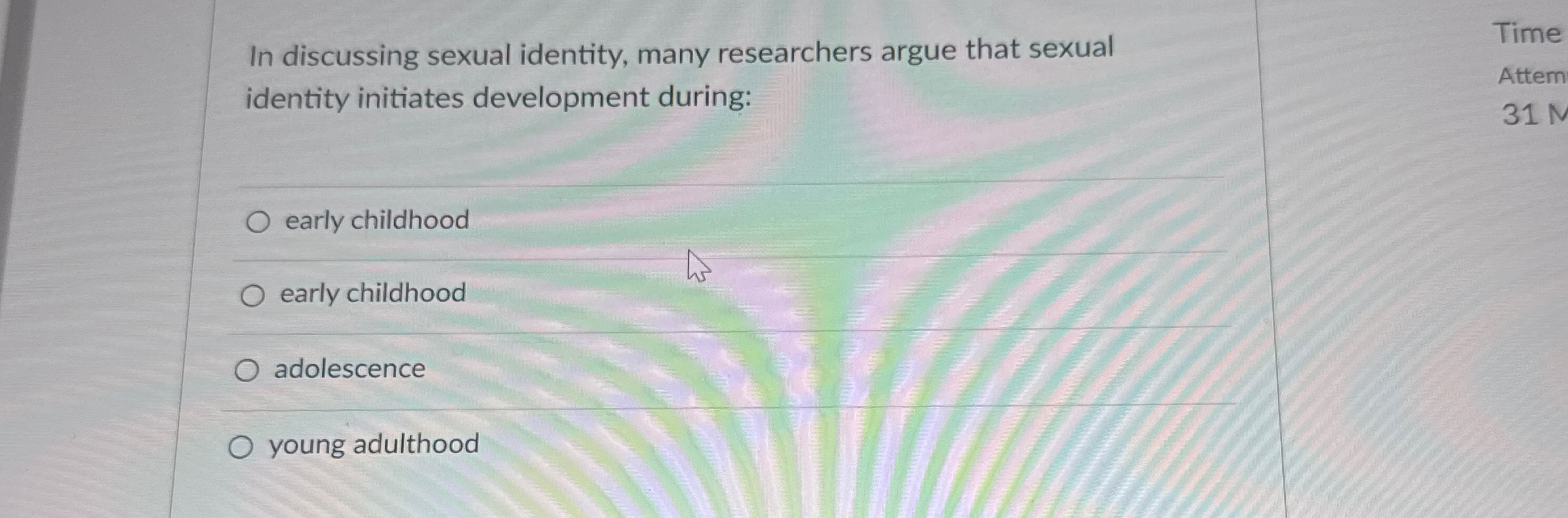 Solved In discussing sexual identity, many researchers argue | Chegg.com