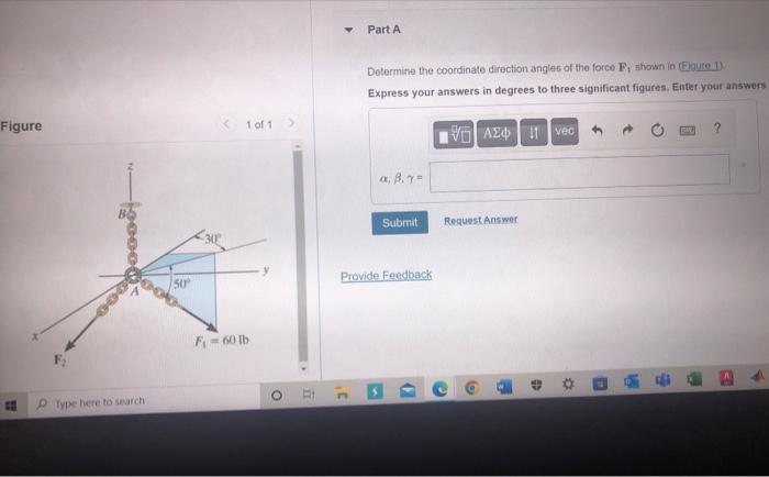 Solved Determine the coordinate direction angles of the | Chegg.com