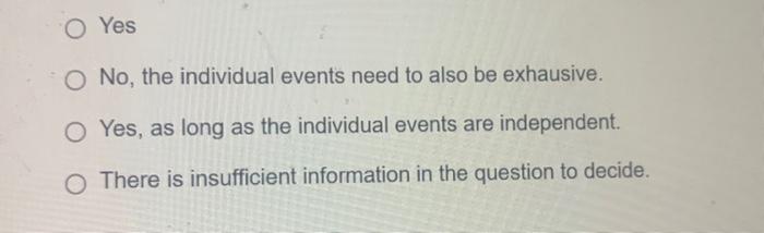 Solved We want to evaluate the probability that an event | Chegg.com