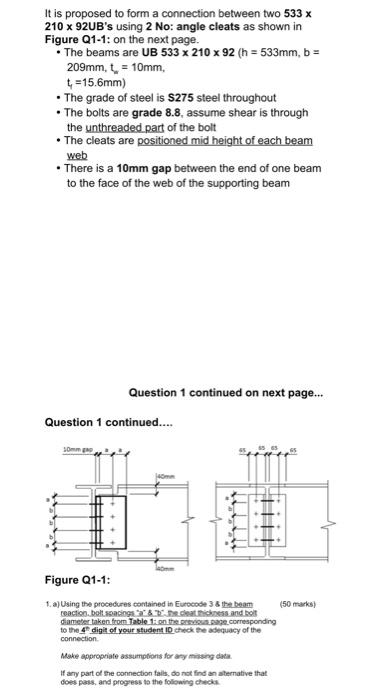 It is proposed to form a connection between two 533x | Chegg.com