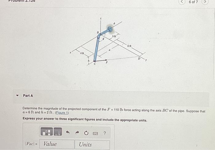 Solved 20 Part A |FBC| Determine the magnitude of the | Chegg.com