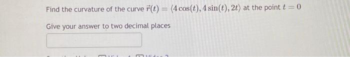 Solved Find the curvature of the curve r(t)= −5t,−5t3,−3t5 | Chegg.com