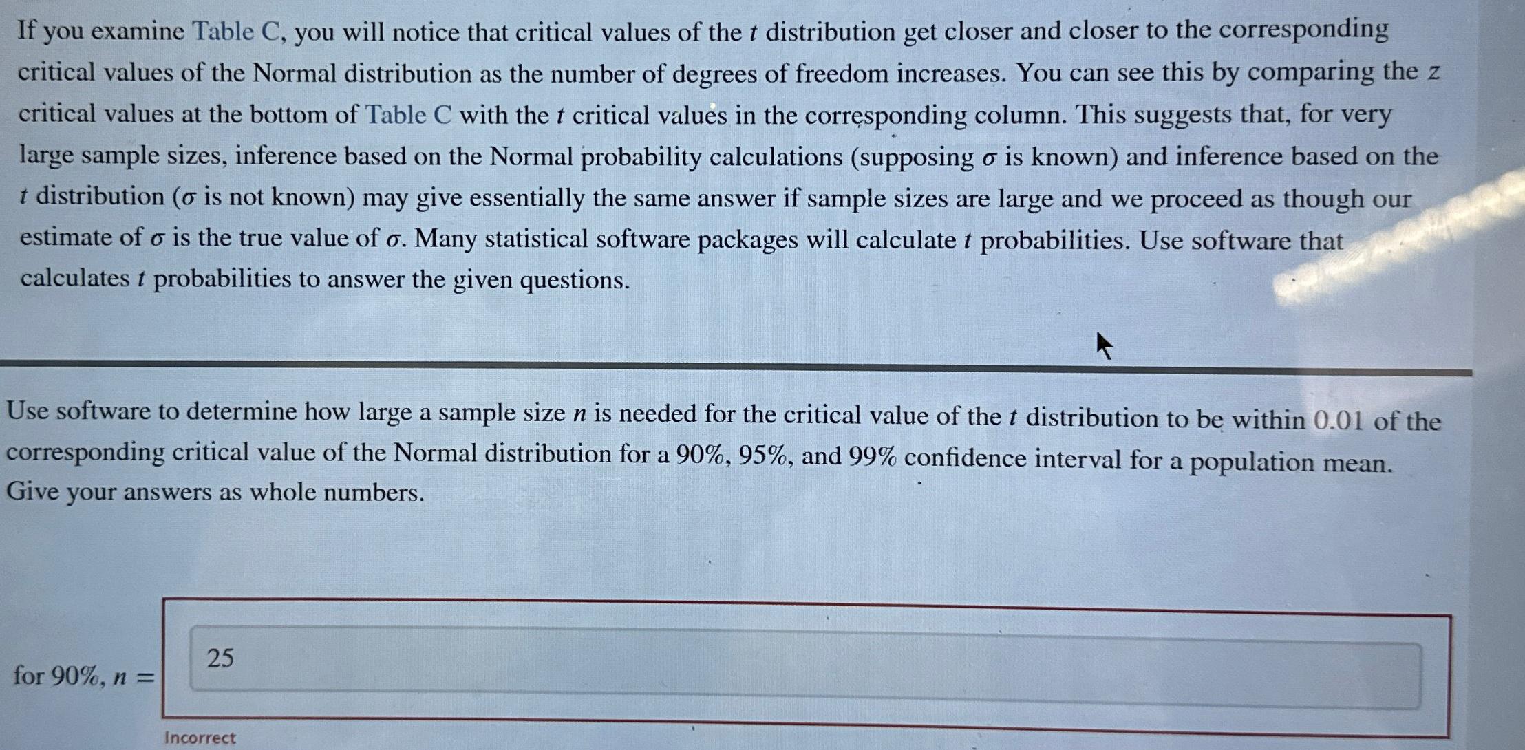 If you examine Table C, ﻿you will notice that | Chegg.com
