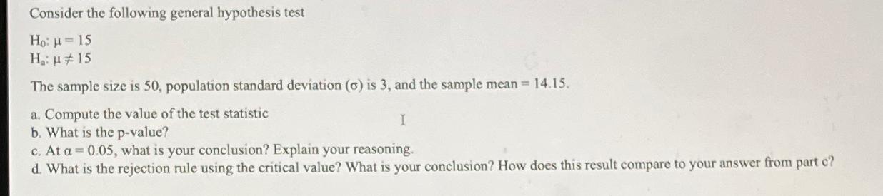 Solved How to solve...Consider the following general | Chegg.com