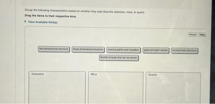 Solved Group the following characteristics based on whether | Chegg.com