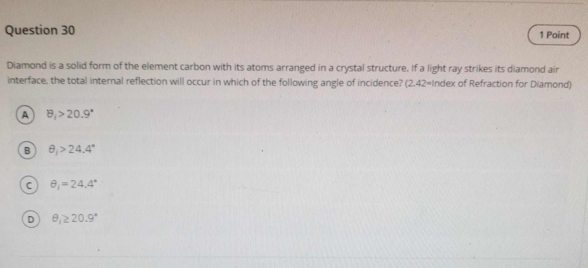 Solved Question 21 1 Point What is the electrostatic force | Chegg.com