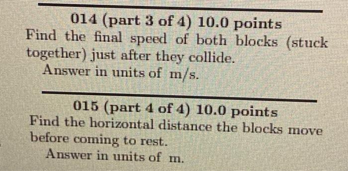 Solved 012 (part 1 of 4 ) 10.0 points A massless spring with | Chegg.com