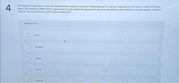 Solved 4 The Excelsior Corporation, a hotel and | Chegg.com