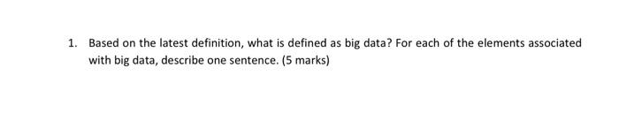 [Solved]: Based on the latest definition, what is defined a