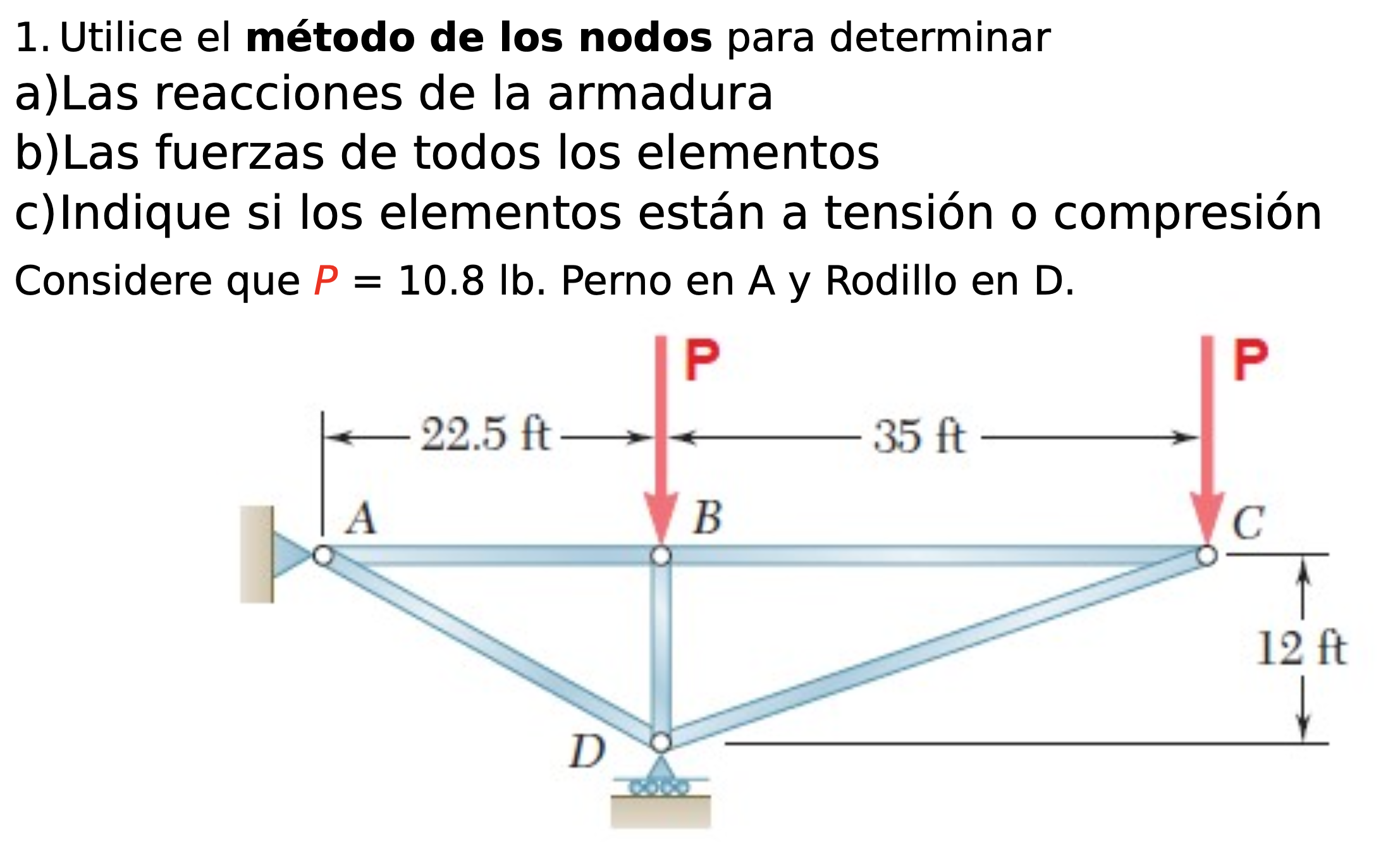 Solved Utilice el método de los nodos para determinara) ﻿Las | Chegg.com